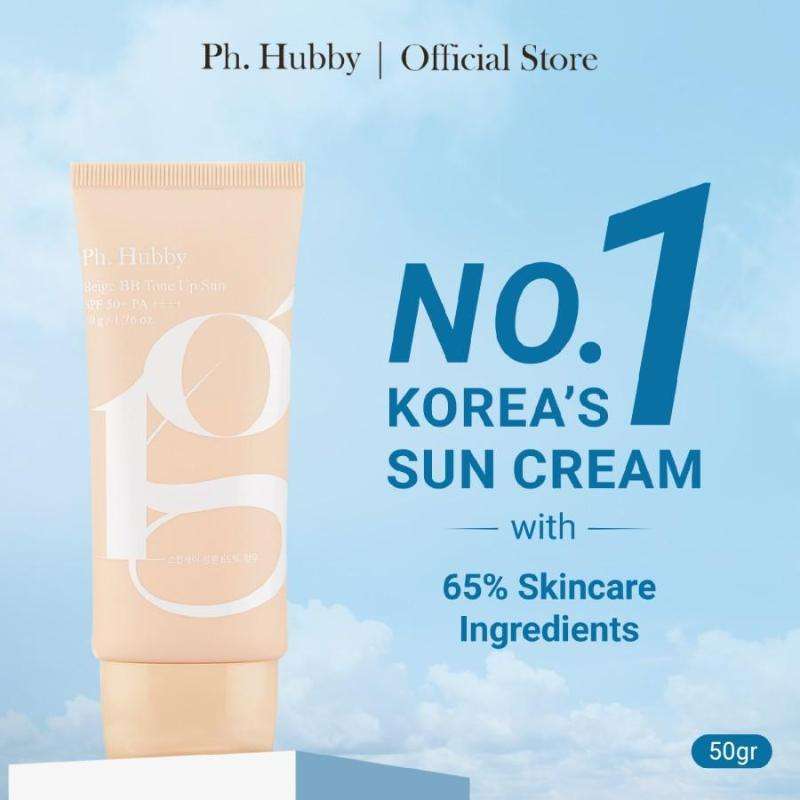 Jual Ph. Hubby 1g Sun Cream Beige Bb Tone Up Sun Tube 50g - Sunscreen ...