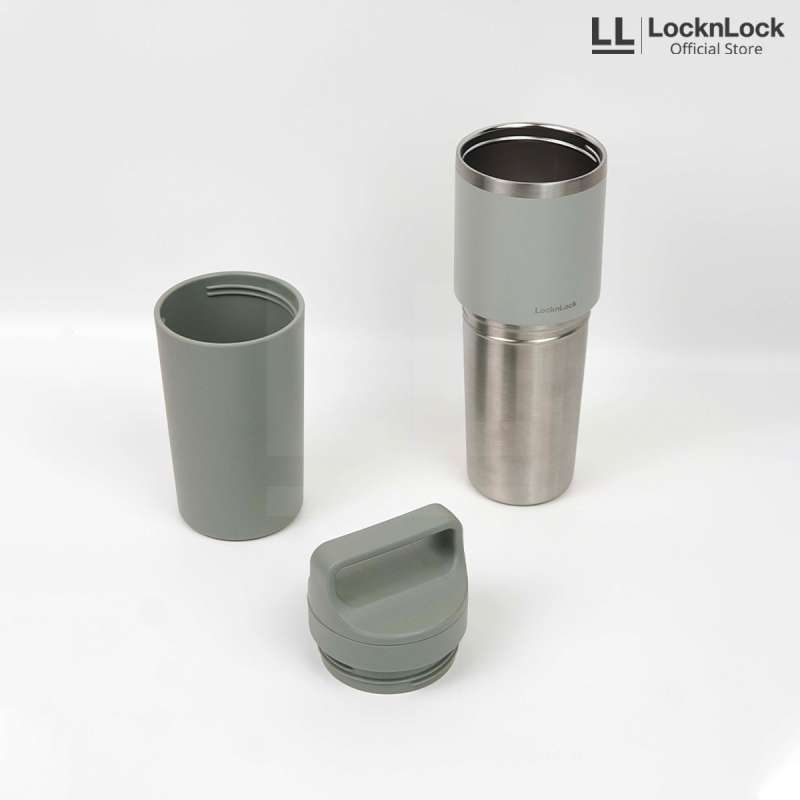 Promo Locknlock 2in1 Tumbler Mug 600ml - Khaki Diskon 33% Di Seller ...