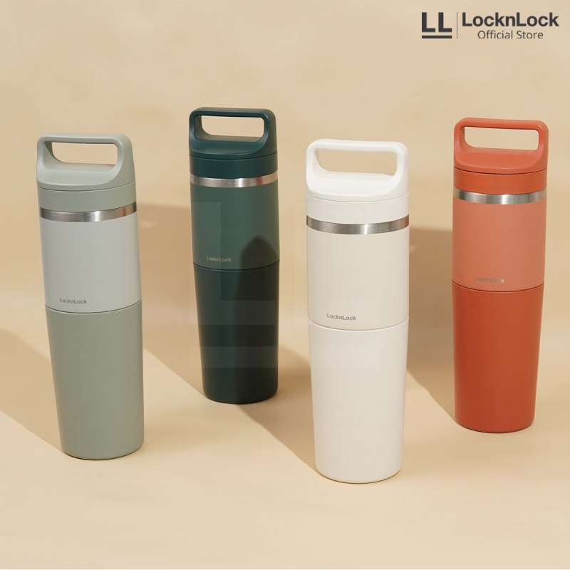 Promo Locknlock 2in1 Tumbler Mug 600ml - Khaki Diskon 33% Di Seller ...
