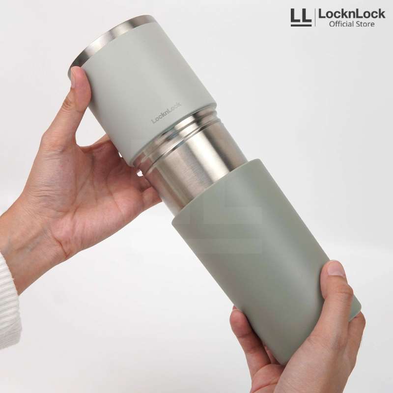 Promo Locknlock 2in1 Tumbler Mug 600ml - Khaki Diskon 33% Di Seller ...