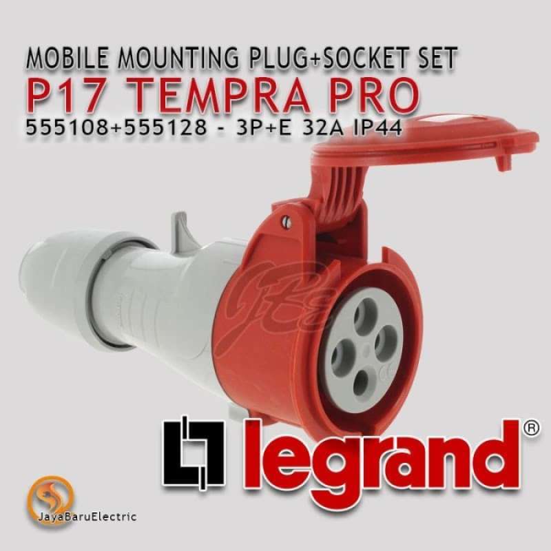 Promo Legrand Paket 1 Set Plug Mobile Mounting Socket 3p+e / 4 Pin 16a ...
