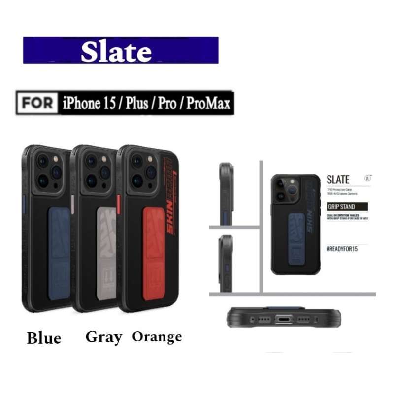 Promo Case iPhone 15 Pro Max 15 Pro Skinarma Slate Casing - 15 Pro Max ...