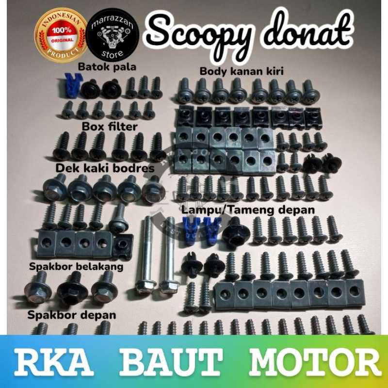 Jual Baut Baud Fullbody Scoopy Donat Fullset Body Di Seller Baut Pass ...