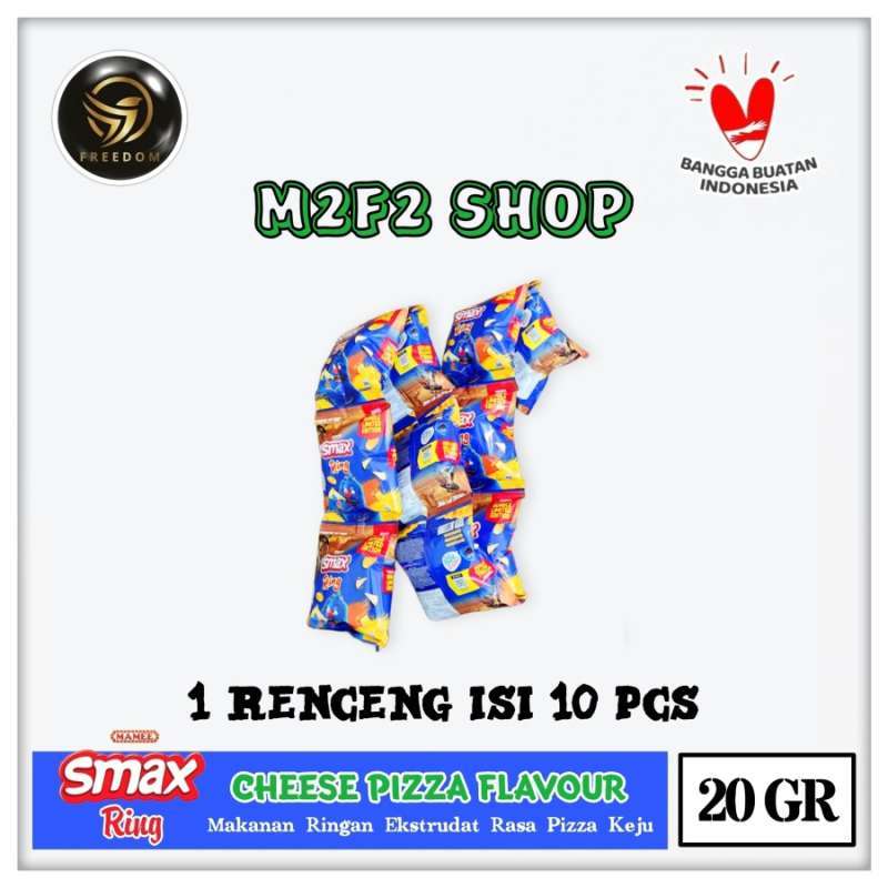 Promo Mamee Smax Ring Keju | Cheese Pizza Flavour Sachet - 20 Gr ...