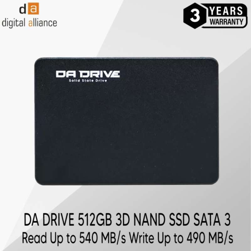 Promo Digital Alliance Da Drive 3d Nand Ssd 512gb Sata 3 Diskon 23% Di ...
