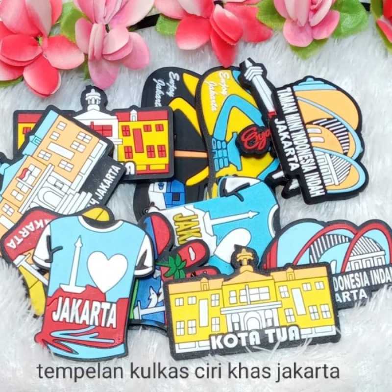 Promo Tempelan Kulkas Ciri Khas Indonesia/magnet Kulkas(1lusin)12 Pcs ...