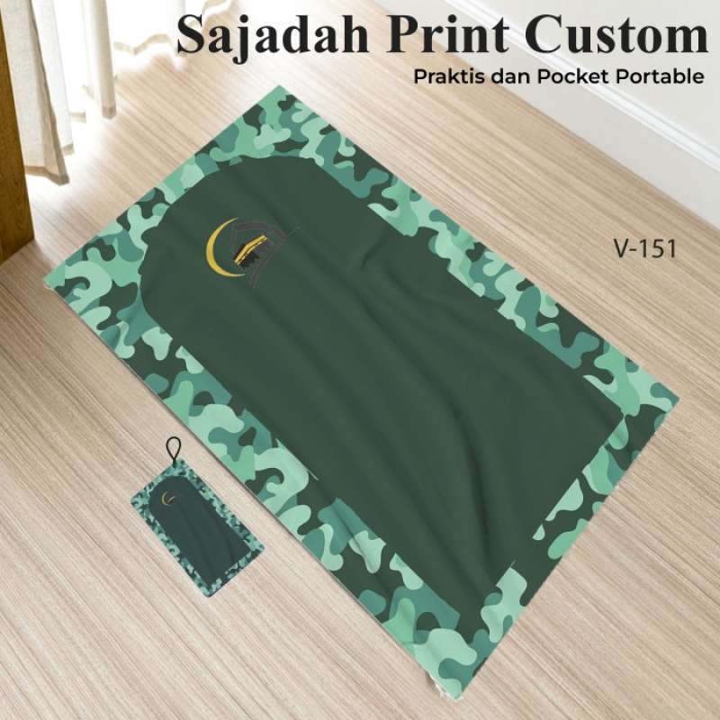 Promo Sajadah Travel Printing Custom Nama Dan Logo - V151 - V168 Diskon ...