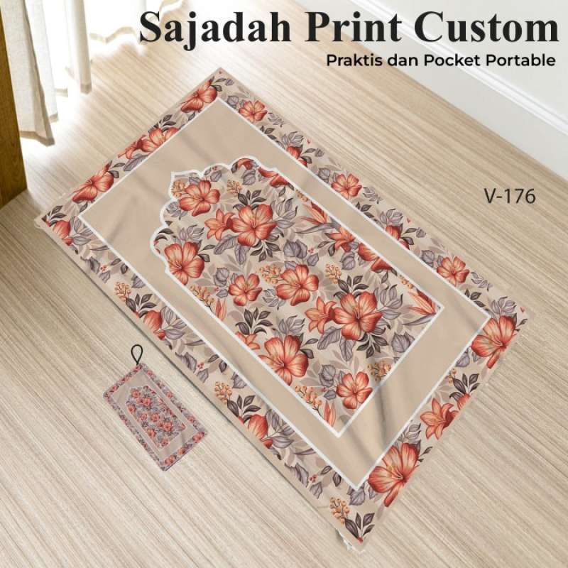 Promo Sajadah Travel Printing Custom Nama Dan Logo - V151 - V176 Diskon ...