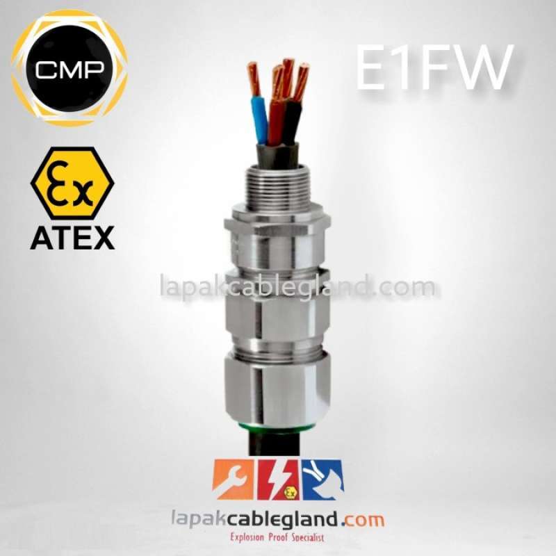 Promo Cable Gland Explosion Proof Cmp 75 E1fw M75 Armour Brass Nickel ...