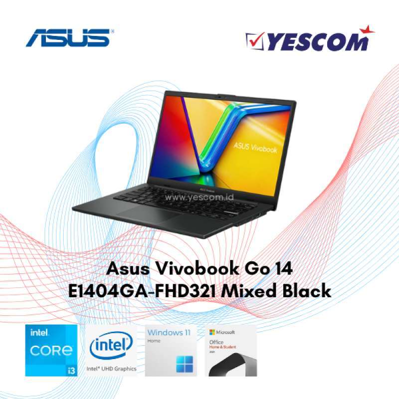 Promo Asus Vivobook Go 14 E1404ga-fhd321 Mixed Black (intel Core I3 ...