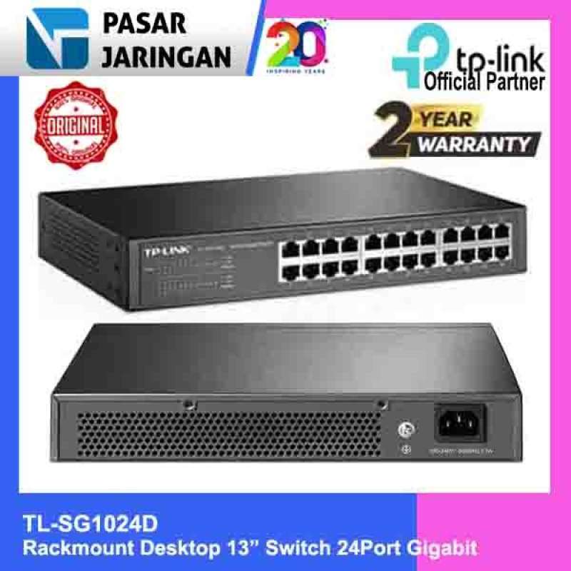 Promo Switch 24 Port Gigabit Metal 13 Tl-sg1024d Diskon 23% Di Seller ...