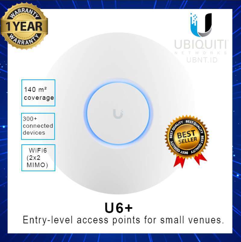 Promo Ubiquiti U6+ U6-plus Up Dari U6 Lite Diskon 23% Di Seller ...