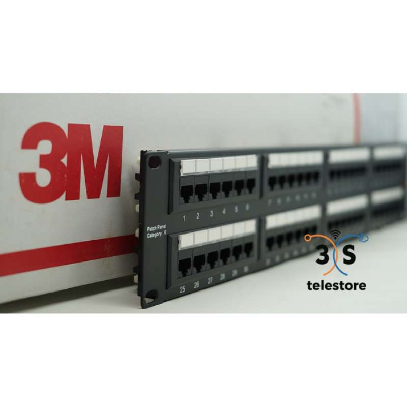 Promo Patch Panel 48 Port Cat 6 3m Fully Loaded Diskon 23% Di Seller ...