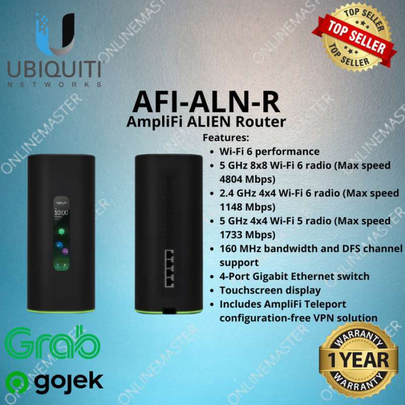 Promo Ubiquiti Amplifi Alien Router Wi-fi 6 Afi-aln-r Diskon 23% Di ...