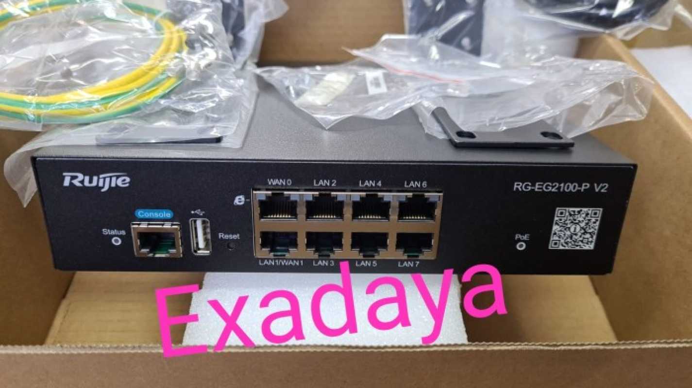 Promo Ruijie Rg-eg2100-p V2 , Unified Security Gateway 8 Port Poe/poe+ ...
