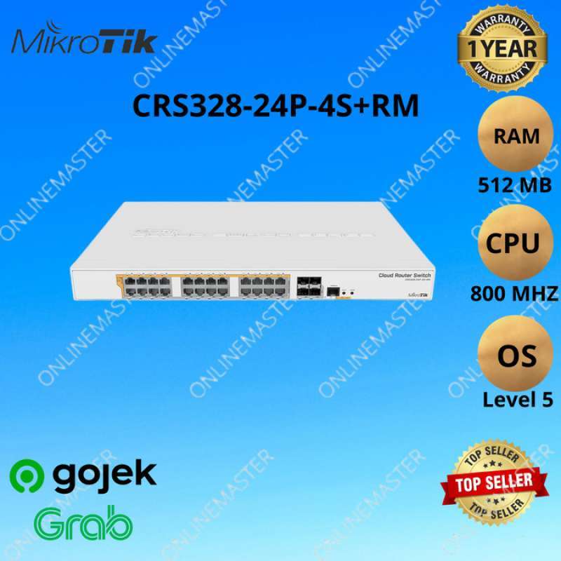 Promo Mikrotik Cloud Router Switch Crs328-24p-4s+rm Diskon 23% Di ...