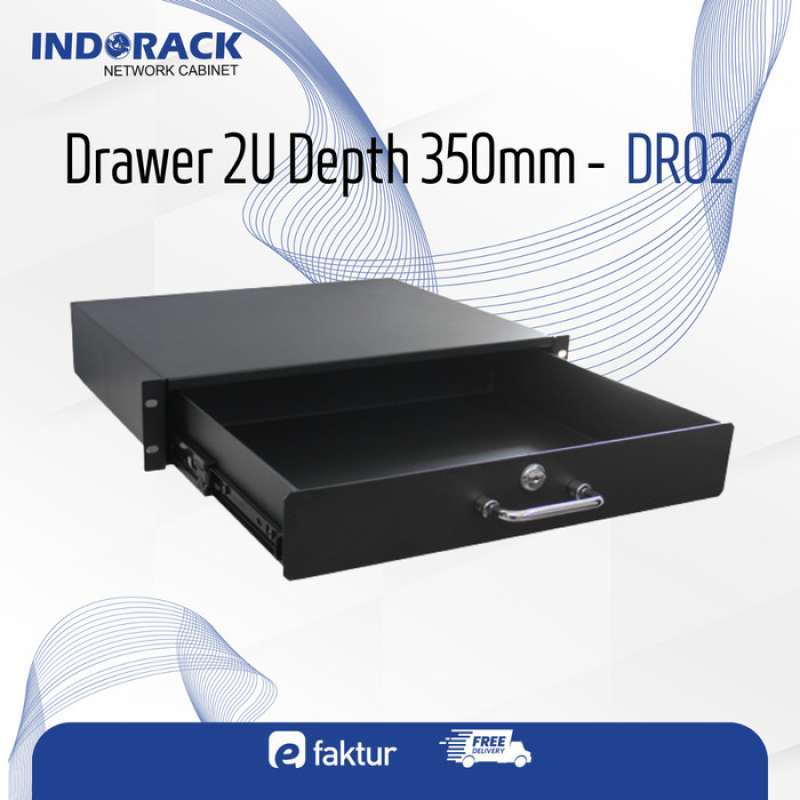 Promo Indorack Acceses Drawer 2u Depth 350mm Laci Server Rackmount Dr02 Diskon 23% Di Seller ...