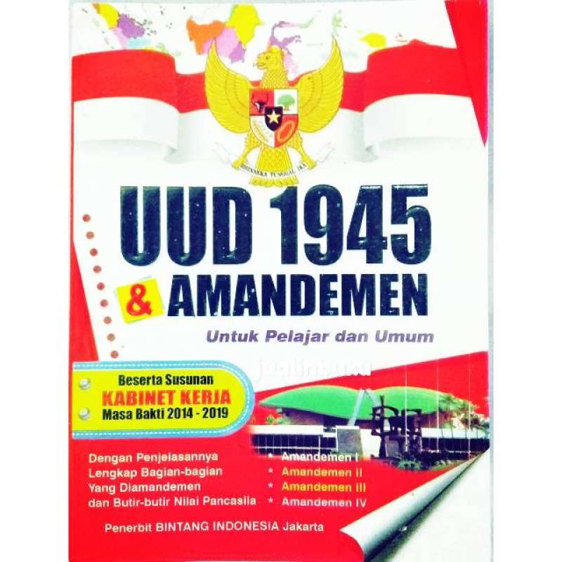 Promo Buku Uud 1945 Dan Amandemen Ukuran A5 Kertas Cd (bi) Diskon 21% ...