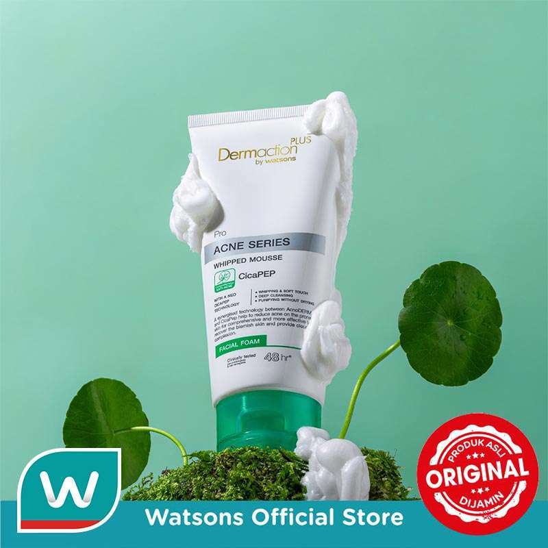 Promo Dermaction Plus By Watsons Acne Series Whipped Mousse Facial Foam ...