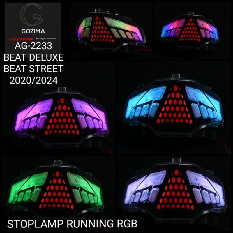 Promo Lampu Stop Led Rgb Stoplamp New Beat Deluxe Sporty Street 2020 ...