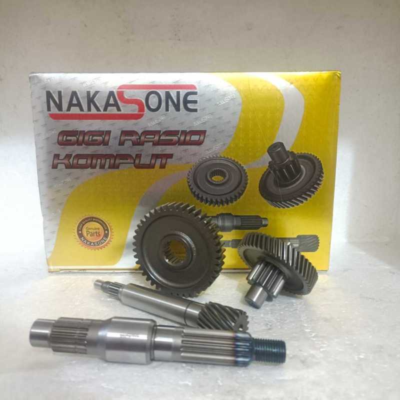 Jual Gigi Rasio Gear Komplit Motor Beat Fi - Mio M3 - Mio Merk Nakasone ...