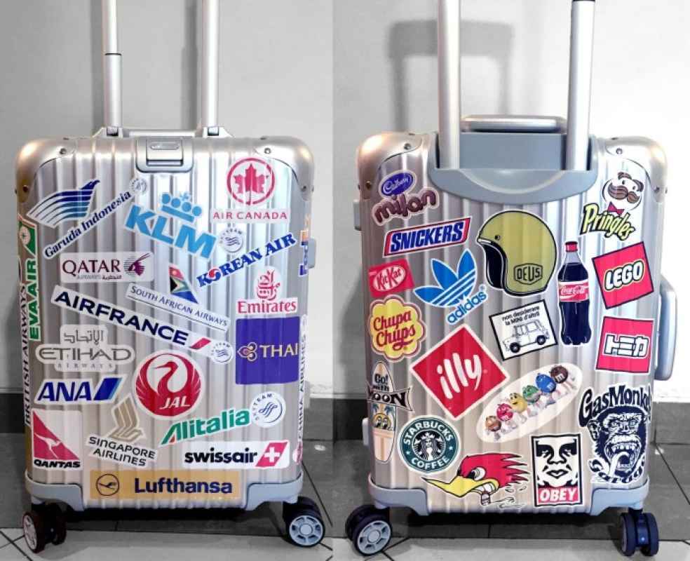 Promo Travel Labe Koper Rimowa Design D2 Sticker Negara / Country Logo ...