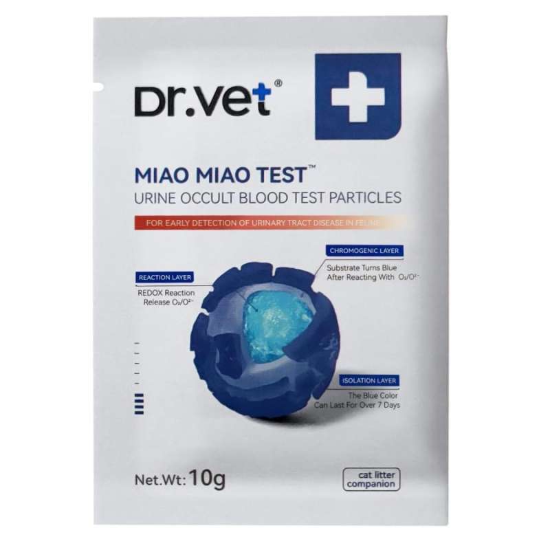 Jual Dr.vet Miao Miao Test Urine Occult Blood Test Particles Cat Litter ...