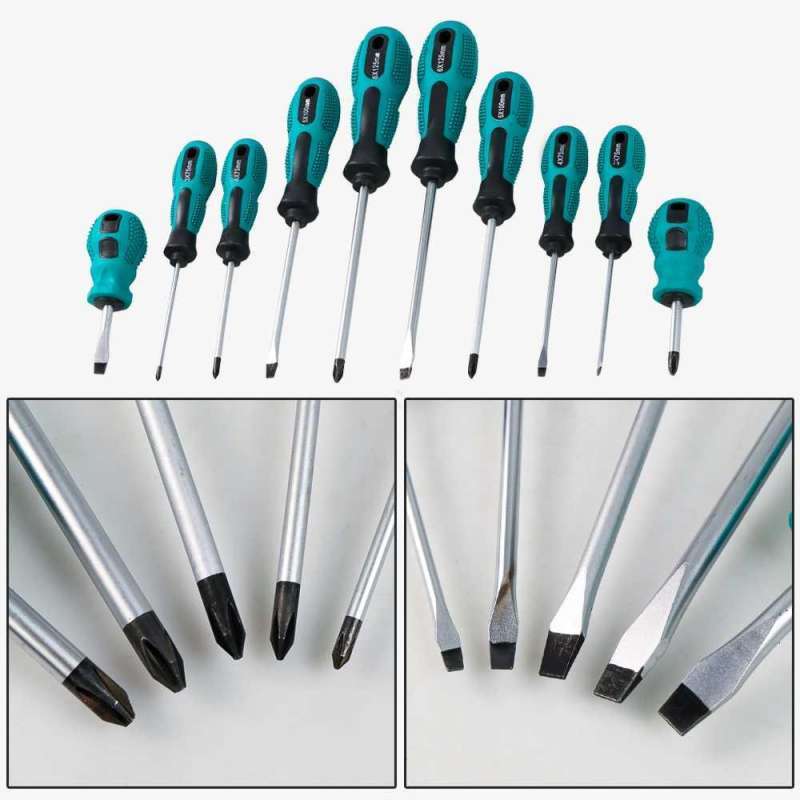 Jual Skiunt Obeng Set Reparasi Magnetic Head 10 In 1 Sk804 Baut Alat ...