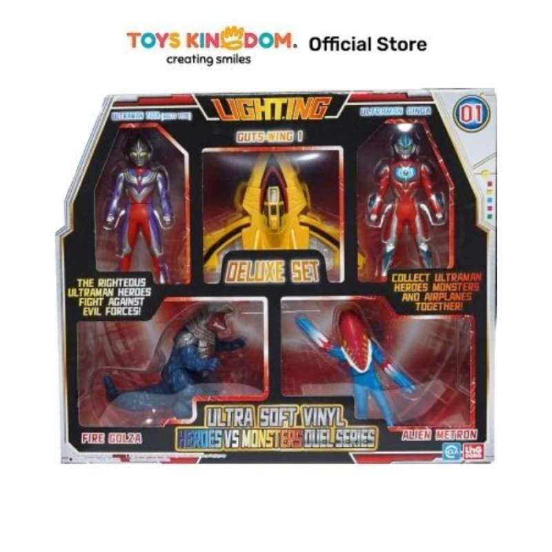 Jual Ultraman Set Action Figure Heroes Vs Monster Duel 1 Di Seller Toys ...