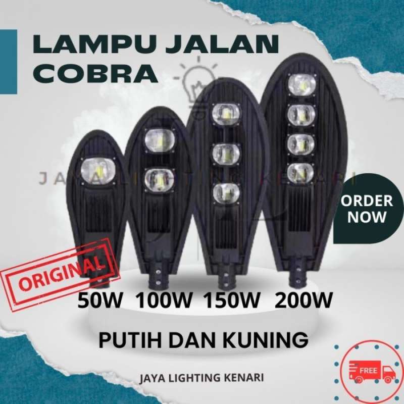 Promo Lampu Jalan Pju Led W W W W Cobra Led Kuning K