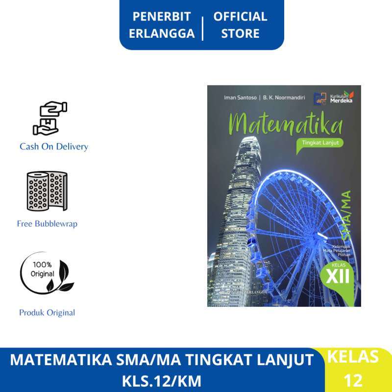 Jual Matematika Sma/ma Tingkat Lanjut Kls.12/km - Erlangga Di Seller Penerbit Erlangga ...