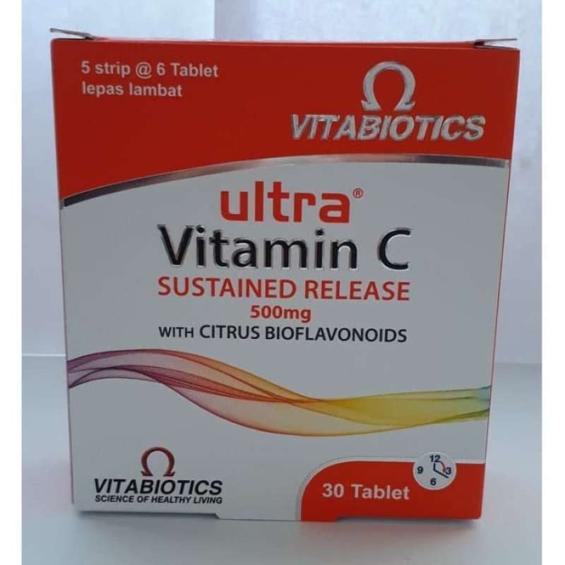 Promo Vitabiotics Ultra Vitamin C 500mg 30 Tablets | Sustained Release ...