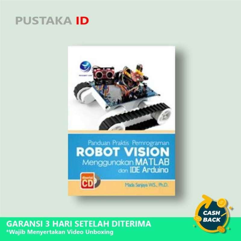 Jual Buku Panduan Praktis Pemrograman Robot Vision Menggunakan Matlab