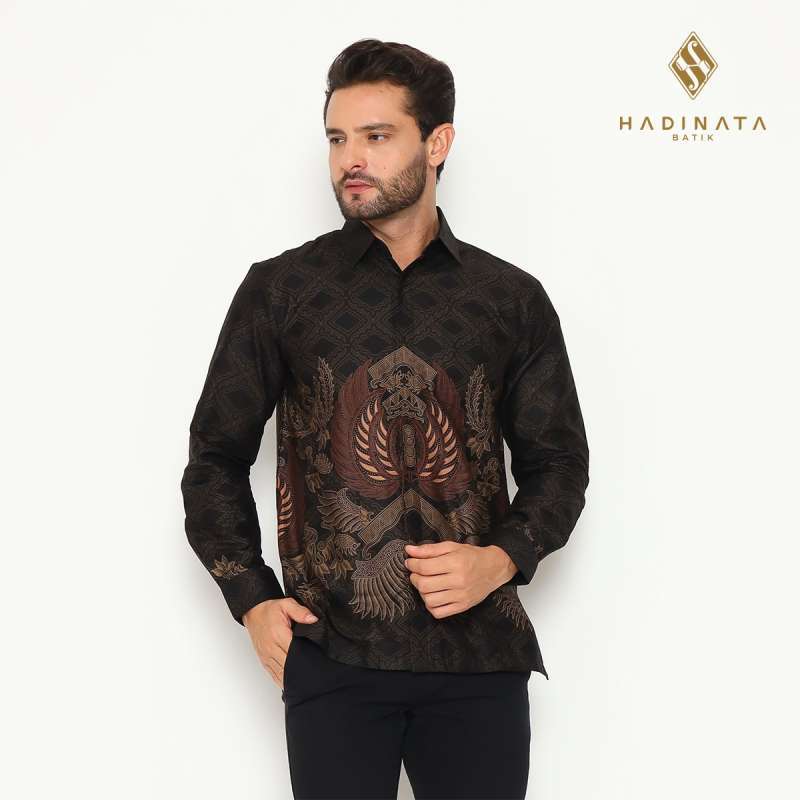 Promo Hadinata Batik Kemeja Panjang Furing Ikhsan Ishika Diskon 54% Di ...