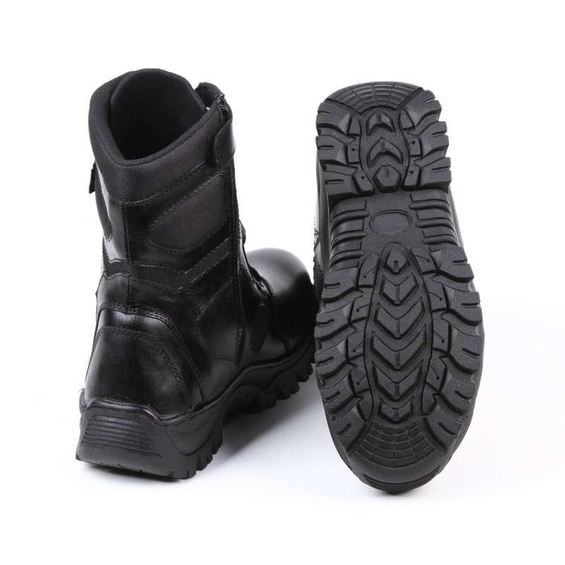 Promo Sepatu Safety Boot Bahan Kulit Asli Sepatu Pdl Tni Polri Sepatu ...