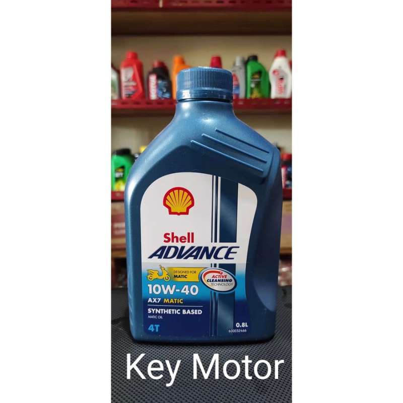 Jual Oli Shell Advance Ax7 Scooter Matic 4t 10w 40 0 8liter 100 Asli