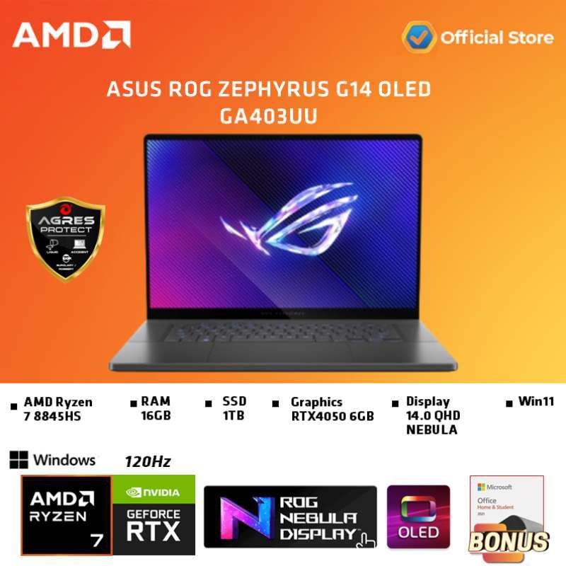 Promo Asus Rog Zephyrus G14 Oled Ga403uu | Ryzen 7 8845hs 16gb 1tb ...
