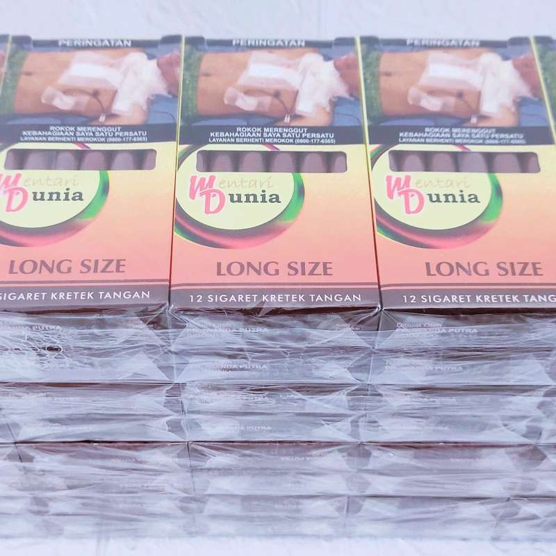 Promo Rokok Kretek Mentari Dunia Long Size Menthol 12 Batang Diskon 12% ...