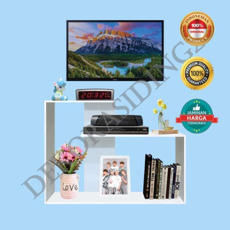 Promo Rak Ambalan Dinding Minimalis / Rak Tv Gantung Meja Tv Gantung Ad11 - Multicolor Ad11 ...