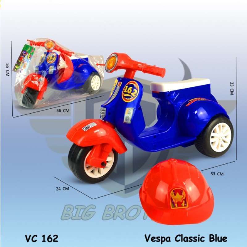 Promo Vespa Pespa Vesva Mini Bisa Di Naiki Naikin Motor Motoran Duduk ...
