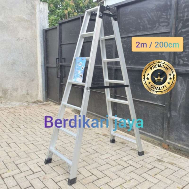 Promo Tangga Lipat Super Jumbo Ukuran 2m / 1.75m / 1.5m Kuat & Kokoh ...