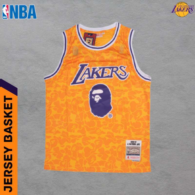 Promo Jersey Basket Nba Baju Basket Nba Classic Los Angeles Lakers X ...