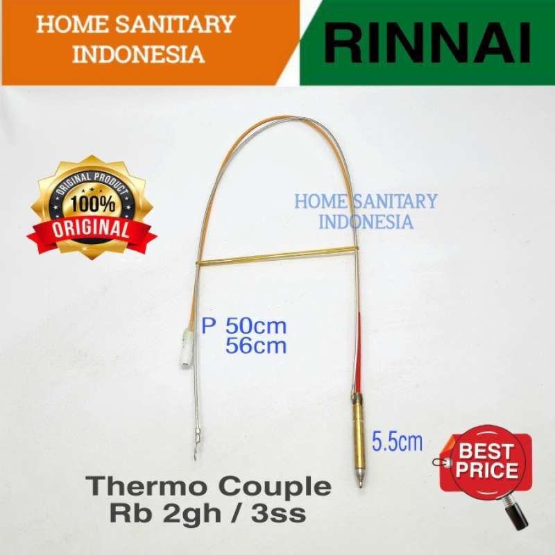 Promo Thermocouple Kompor Tanam Rinnai Rb2gh Rb3ss Rb-2gh Diskon 23% Di ...