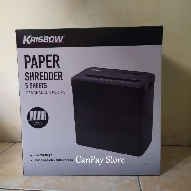 Promo Krisbow Mesin Penghancur Kertas S215 Paper Shredder Krisbow Diskon Diskon 10% Di Seller ...