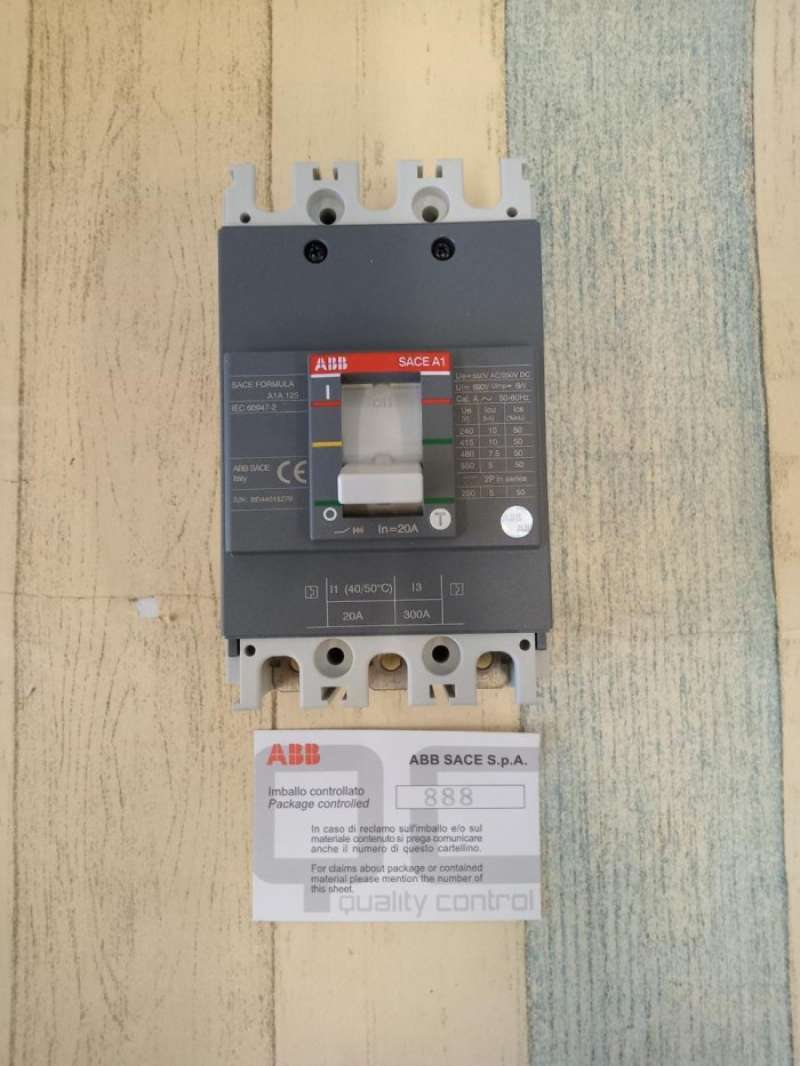 Promo Mccb Abb Sace Formula A1 A1a N 125a 3 Pole Ready! Diskon 23% Di Seller Bakalagi Store ...