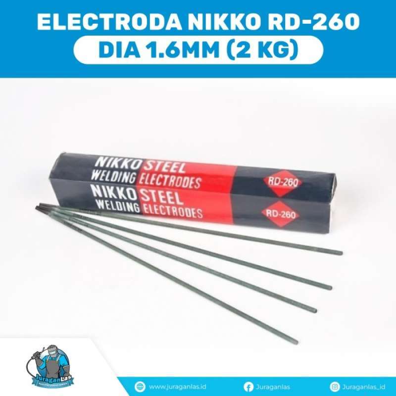 Promo Kawat Las Stick/electroda Rd-260 Diameter 1.6mm Packing 2 Kg ...