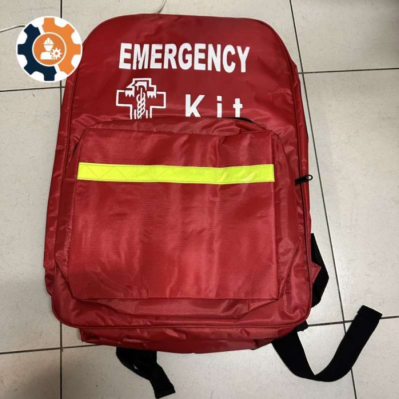 Promo Tas Ransel P3k Merah Emergency Kit + Isi Lengkap First Aids Type ...