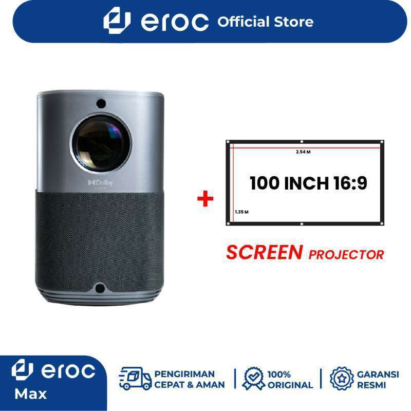 Promo [promo Karyawan] Eroc Android Smart Proyektor Lcd - Dolby Audio ...