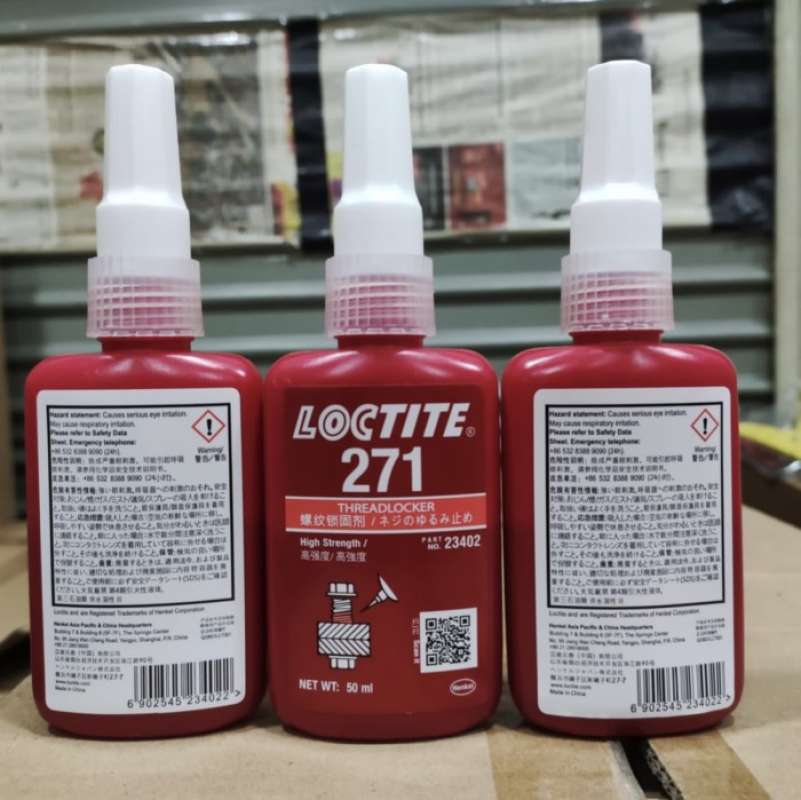 Promo Loctite 271 Threadlocker High Strength 50ml Diskon 23% Di Seller ...