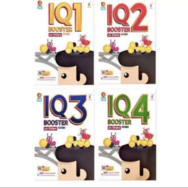 Promo Iq Booster 1 2 3 4 Buku Aktivitas Test Iq Anak Kids Activity Book ...